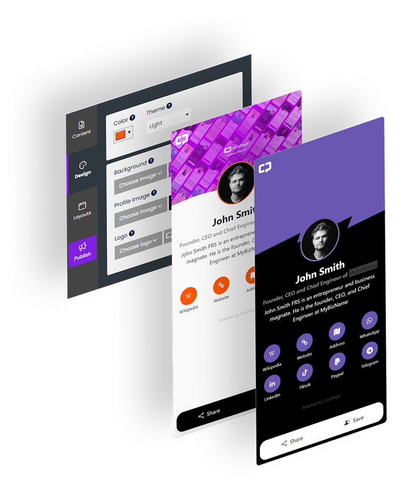 Digital Card | Digital Business Card - CardPage